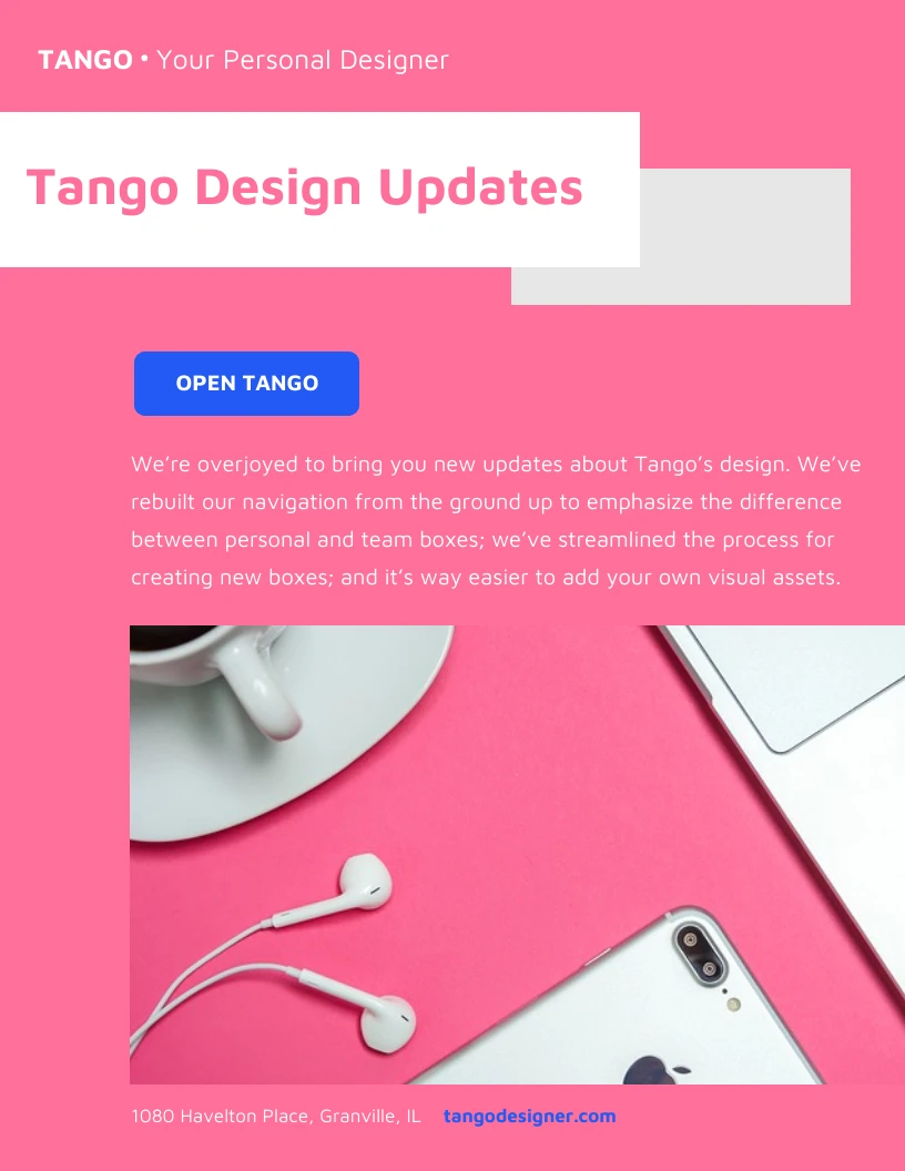 Pink Simple Email Newsletter Template - Venngage