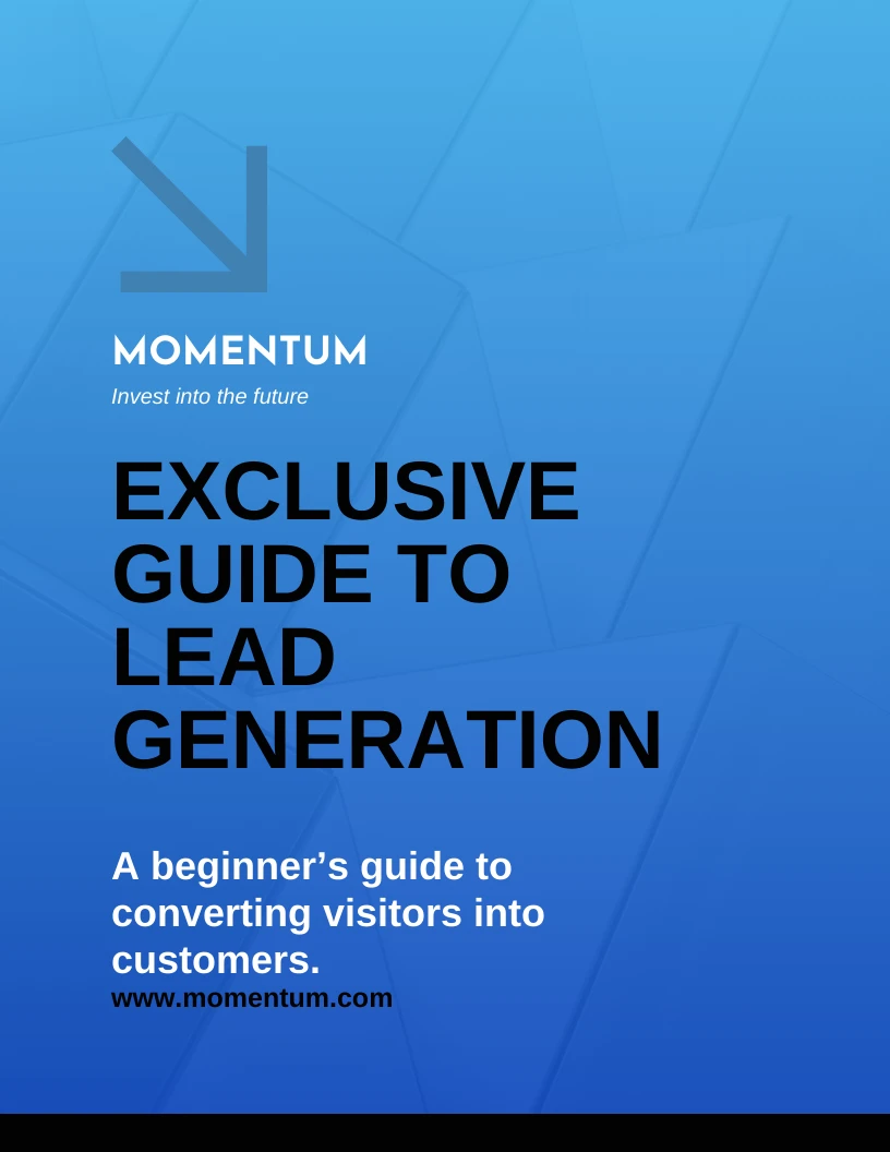 Content Marketing Lead Generation eBook Template - Venngage