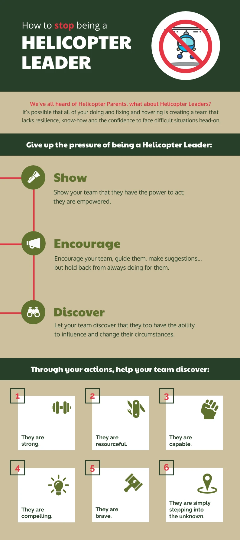 Helicopter Leader Human Resources Infographic Template - Venngage