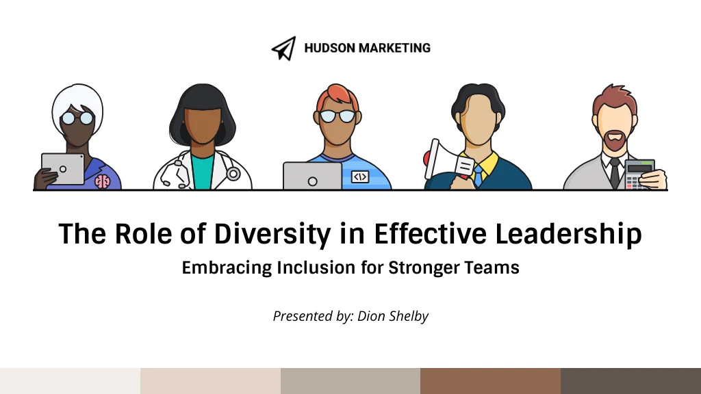 Minimalist Illustrate Leadership Presentation Template - Venngage