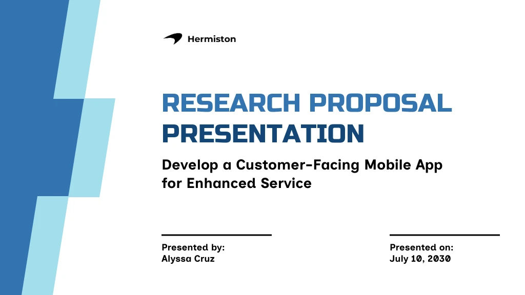 Modern Business Proposal Presentation Template - Venngage