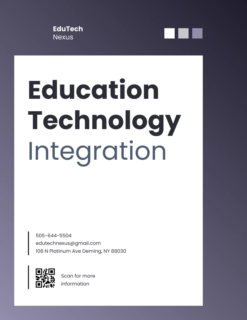 Telecom Equipment Proposal Template - Venngage