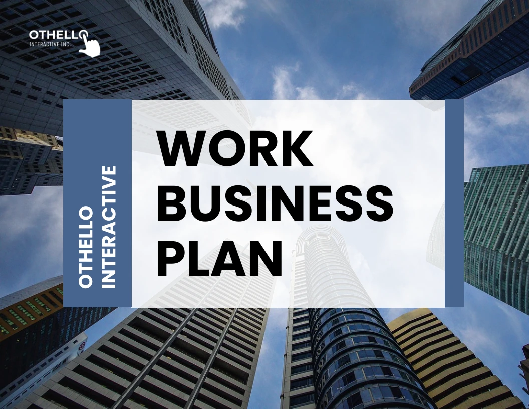 Corporate Blue Plan Work Template - Venngage