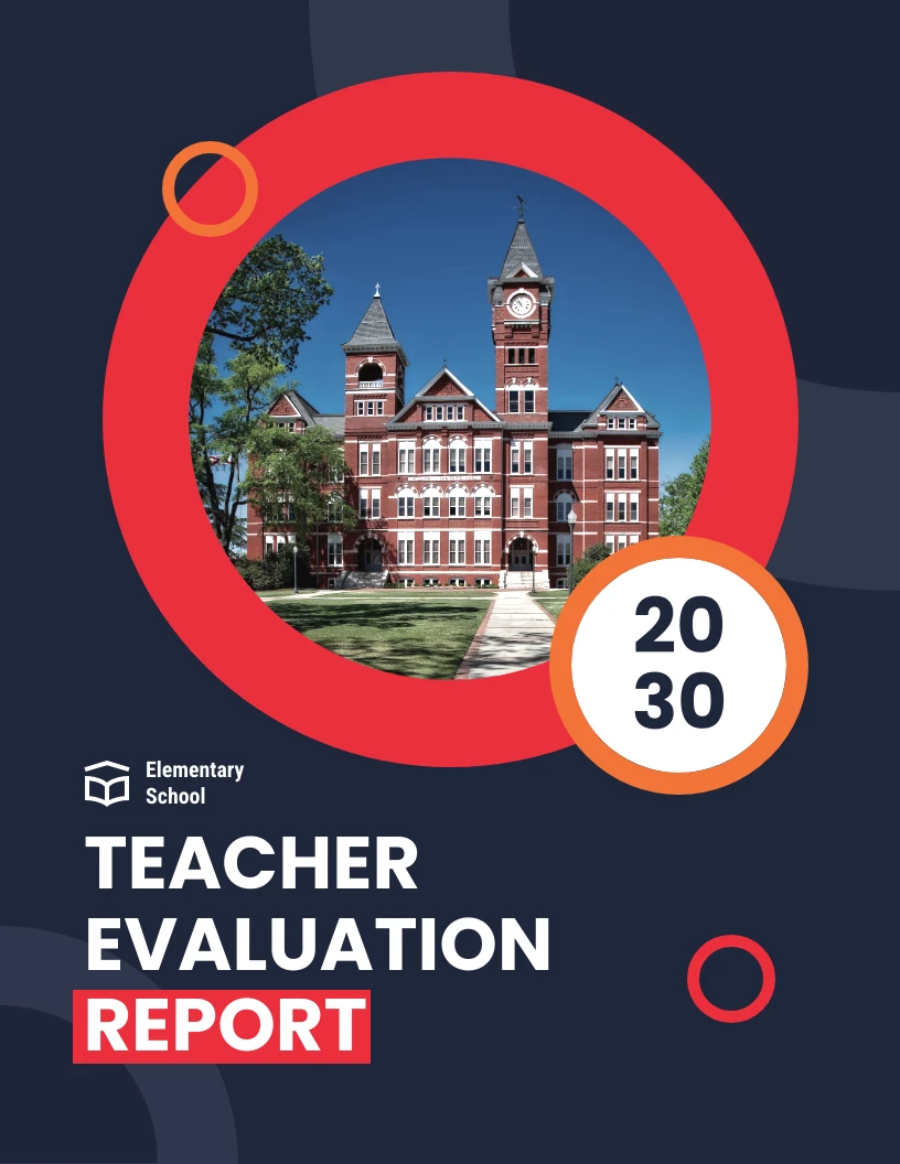 Teacher Evaluation Report Venngage