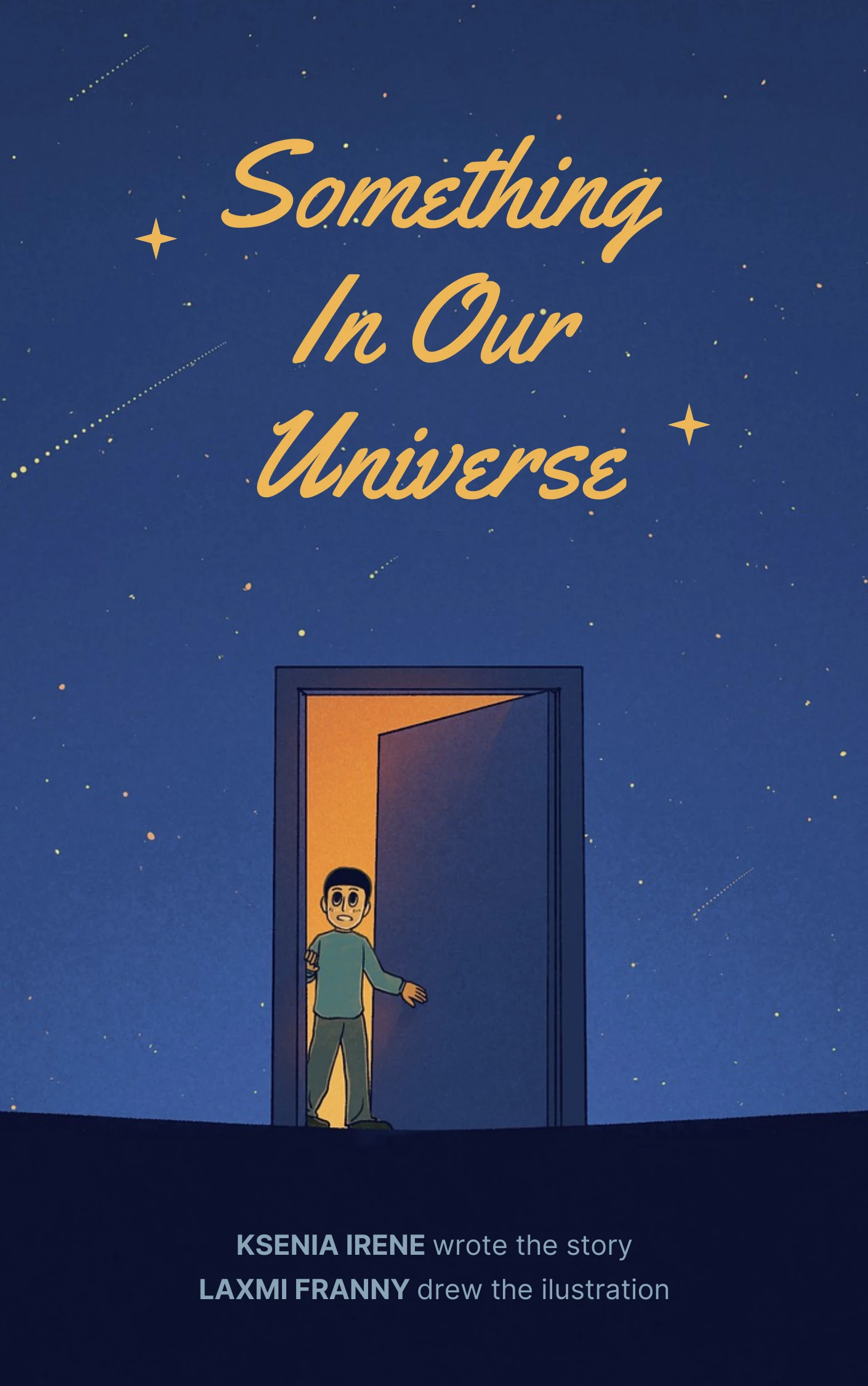 Blue And Navy Modern Illustration Fiction Book Cover - Venngage