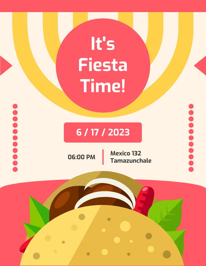 Fiesta Invitations Templates