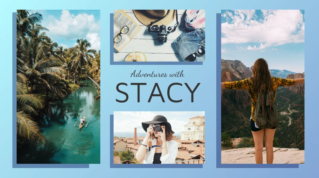Travel Blogger Photography Blog Header - Venngage