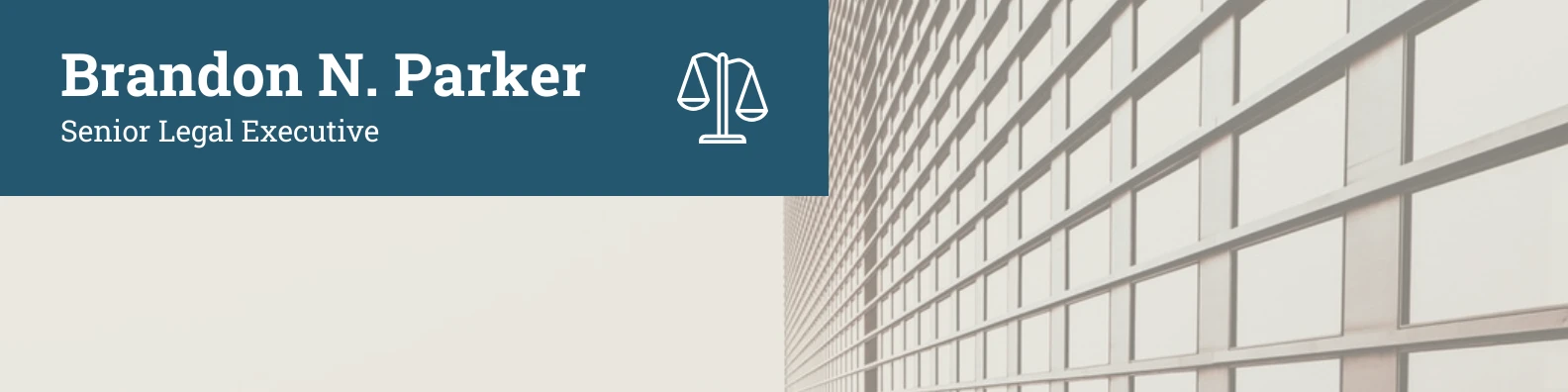 Vintage Legal Profile LinkedIn Cover Banner - Venngage