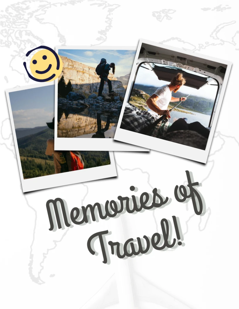 White Minimalist Texture Holiday Collages - Venngage