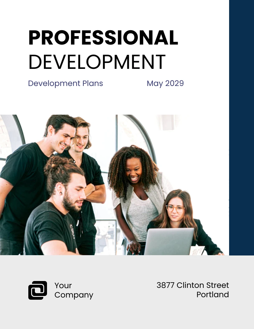 Modern Business Professional Development Plan - Venngage