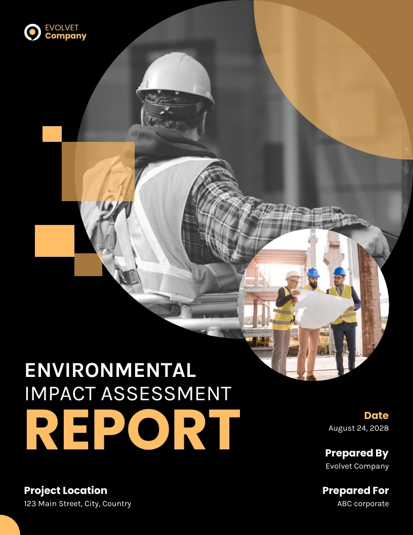 Environmental Impact Assessment Report Template - Venngage