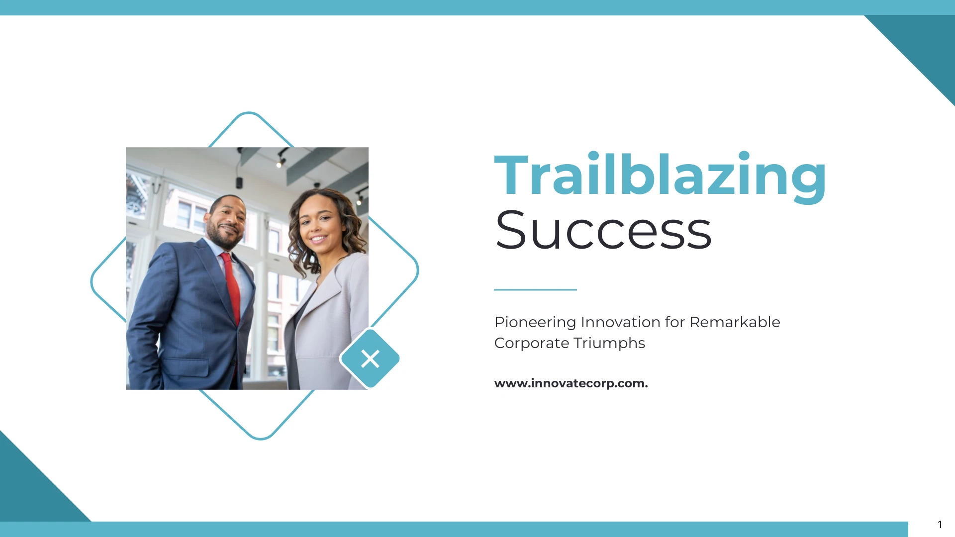 Simple Corporate Presentation Template - Venngage