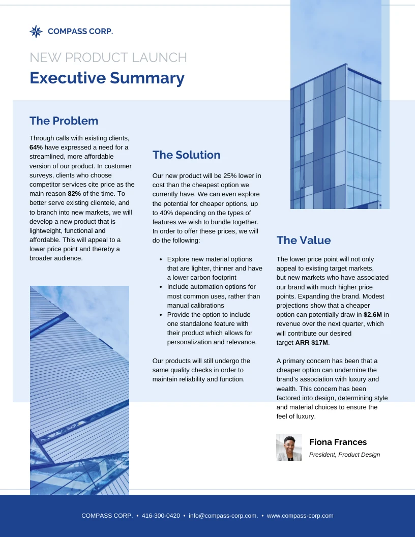 Summary Template - Venngage