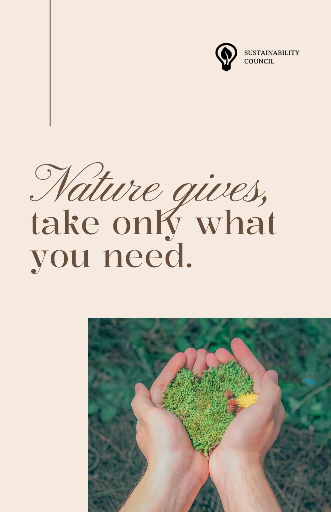 Environmental Awareness Typography Poster - Venngage