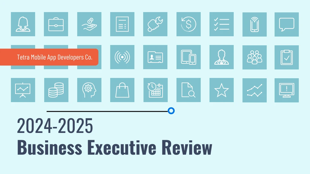 Executive Business Review Presentation Template - Venngage