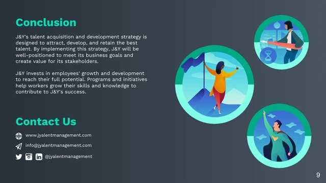 Estratégias de desenvolvimento de talentos - Venngage