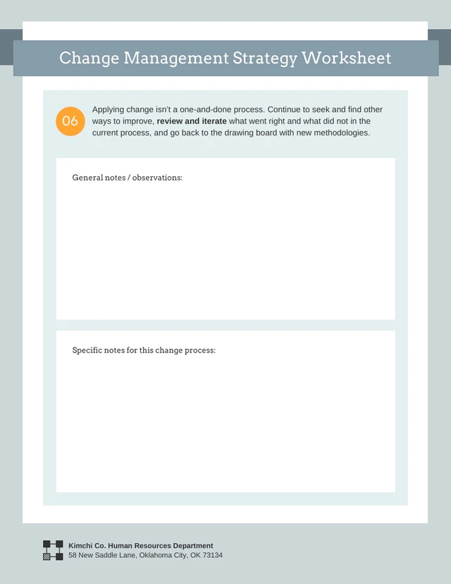 Change Management Strategy Document - Venngage
