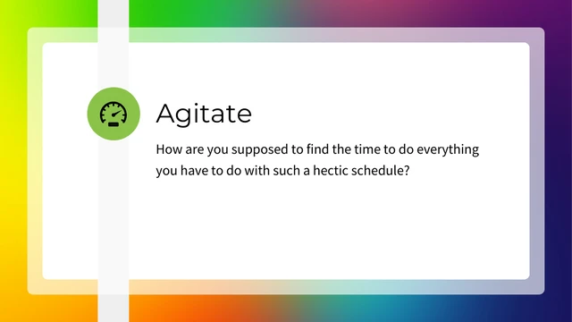 Problem Agitate Solution Copywriting Pitch Deck - Venngage