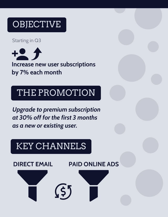 Business Promotional Marketing Plan - Venngage