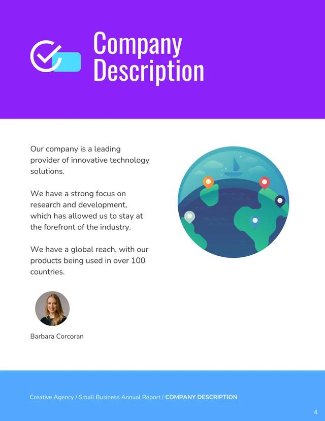 Small Business Annual Report Template - Venngage