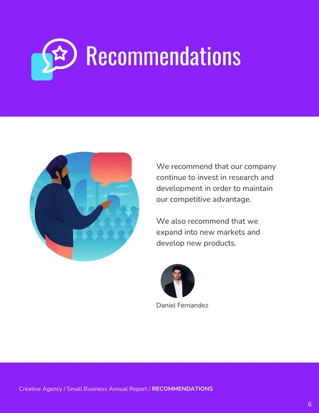 Small Business Annual Report Template - Venngage