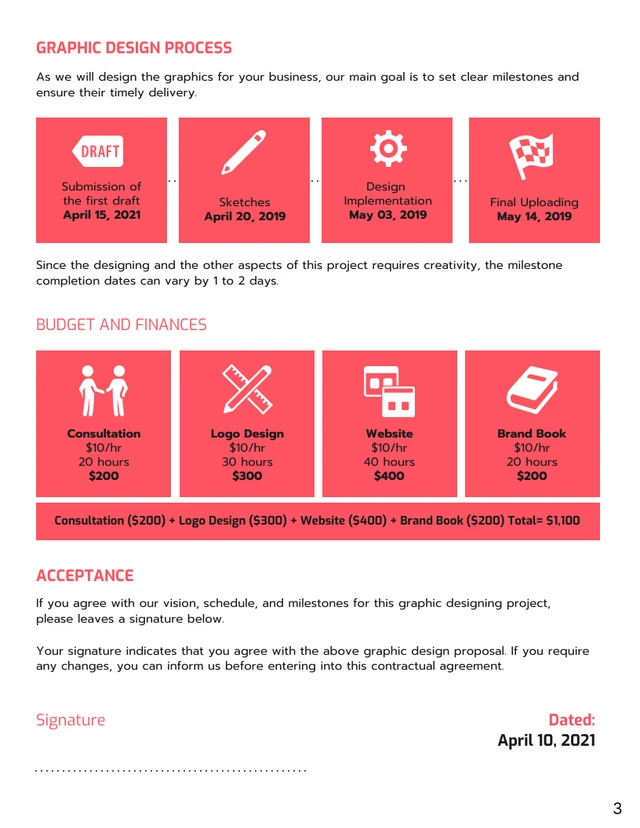 Bold Graphic Design Proposal - Venngage