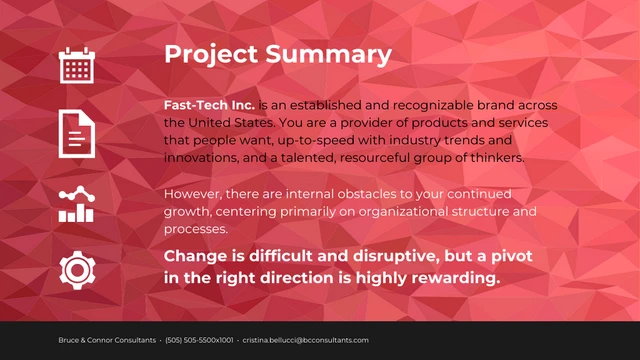 Abstract Business Consulting Presentation - Venngage
