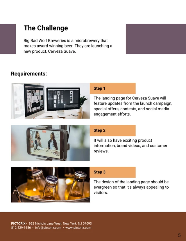Web Design Proposal Template - Venngage