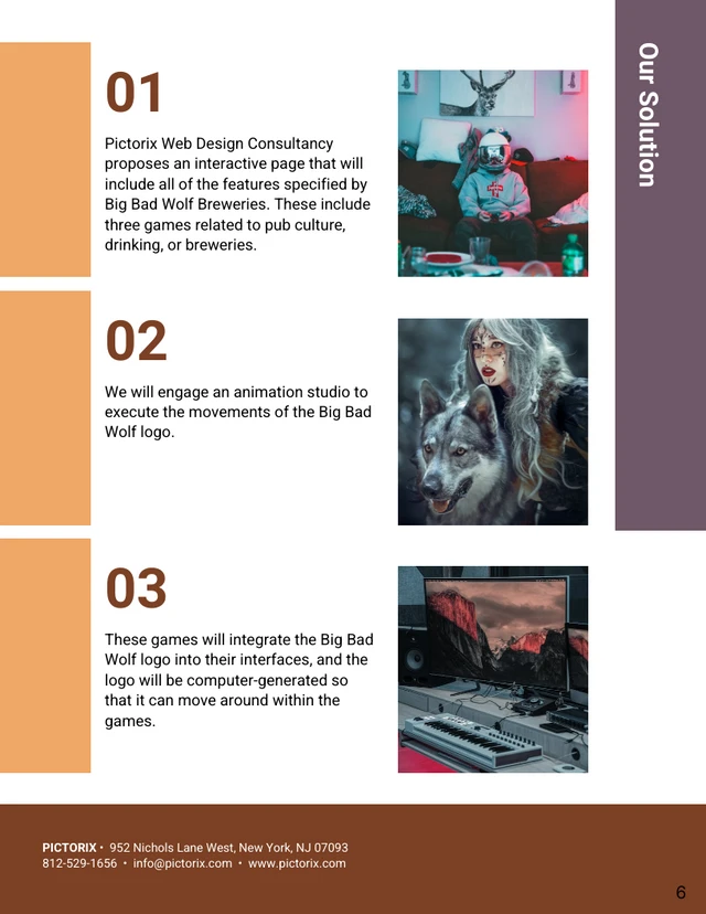 Web Design Proposal Template - Venngage