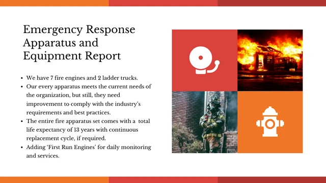 Fire Department Annual Annual Review Presentation - Venngage