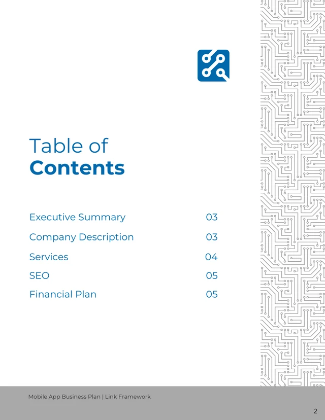 App Business Plan Template - Venngage
