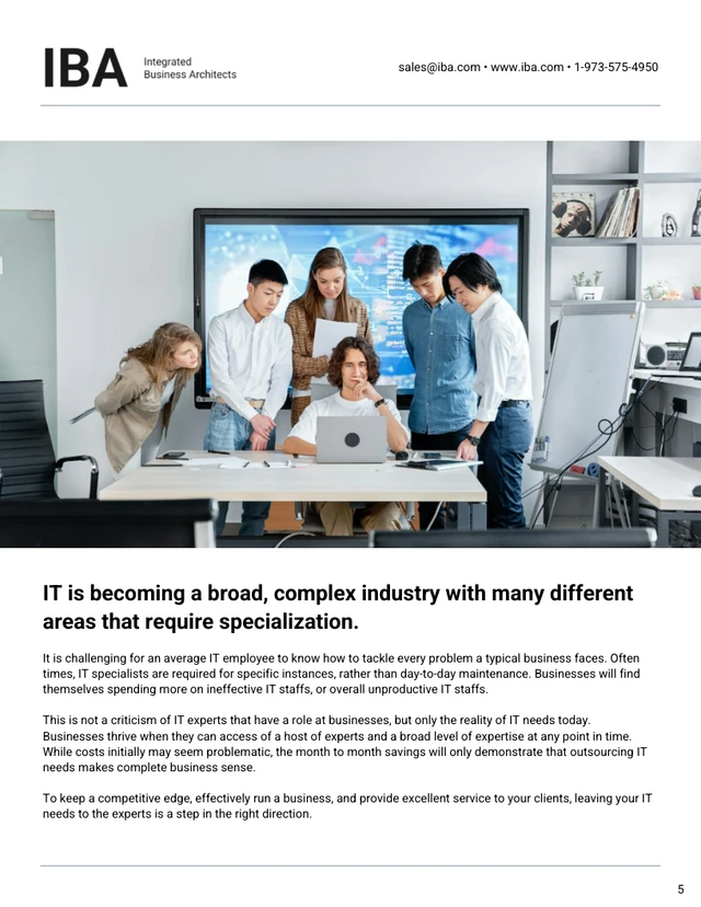 Simple Information Technology White Paper - Venngage