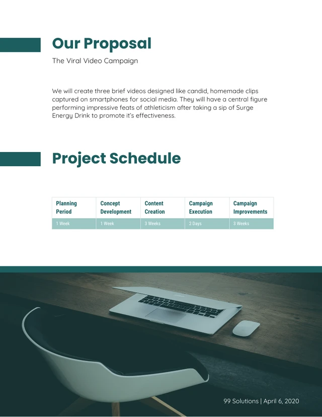 Dark Green Marketing Proposal - Venngage