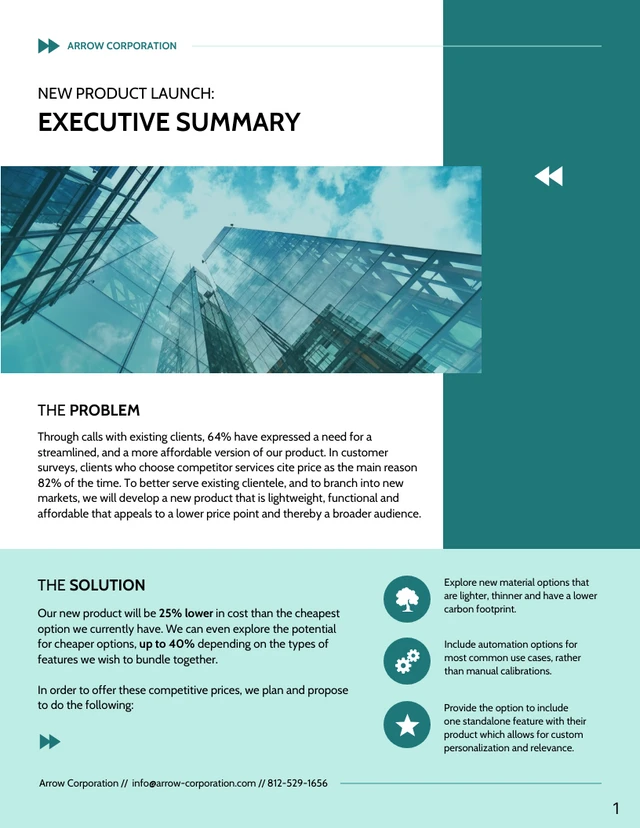 Business Plan Executive Summary Template - Venngage
