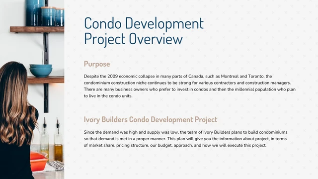 Simple Condominium Project Presentation - Venngage