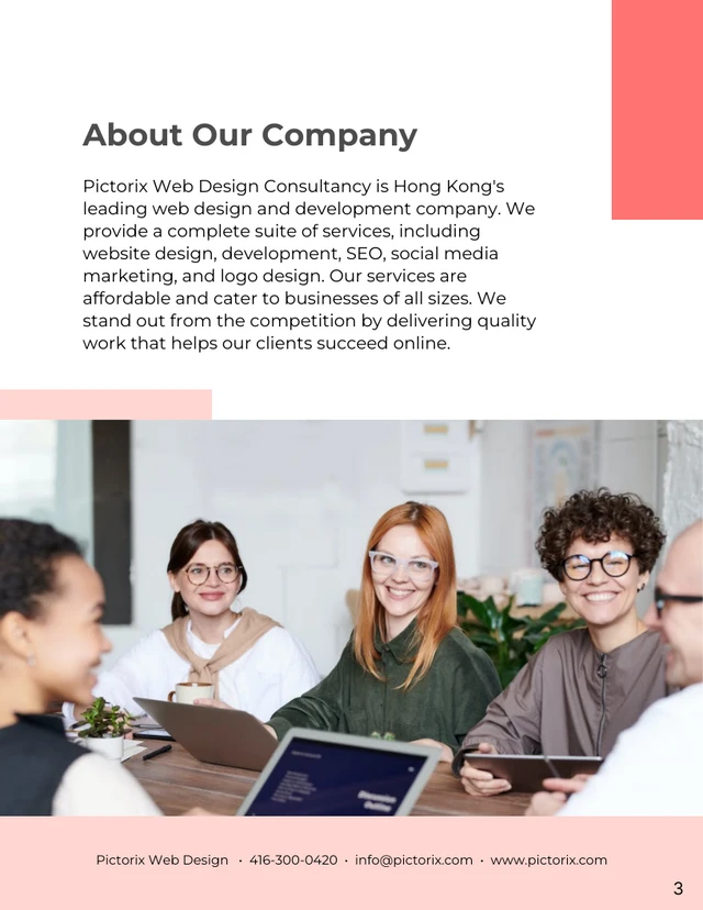 Plantilla de propuesta de sitio web - Venngage