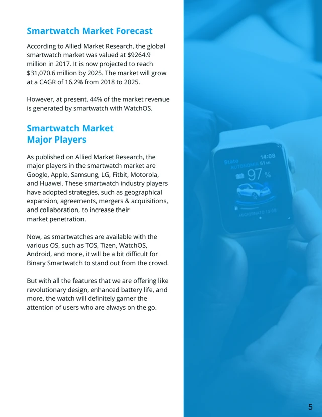 Blue Product Proposal - Venngage