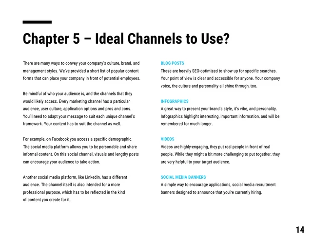 Hiring Strategies Human Resources White Paper - Venngage