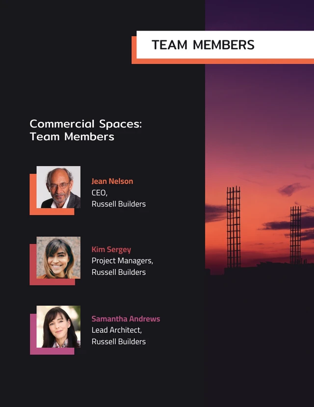 Commercial Development Project Plan - Venngage