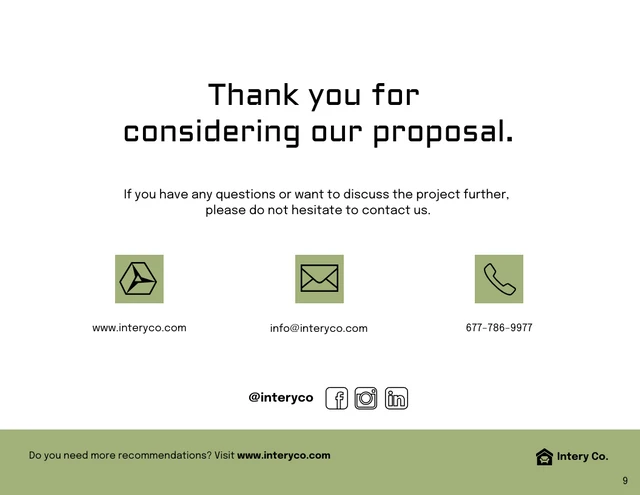 Interior Design Proposal Example - Venngage