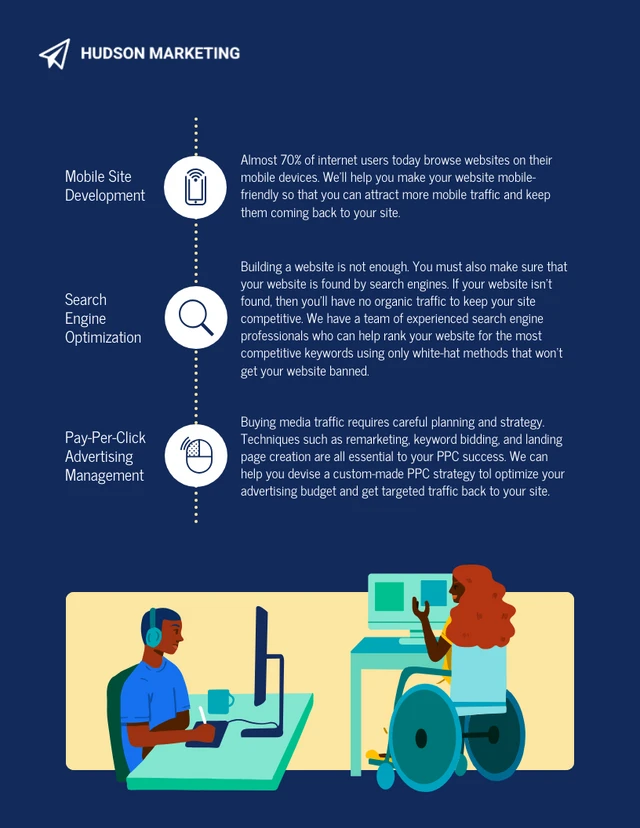 Digital Marketing Proposal Example - Venngage