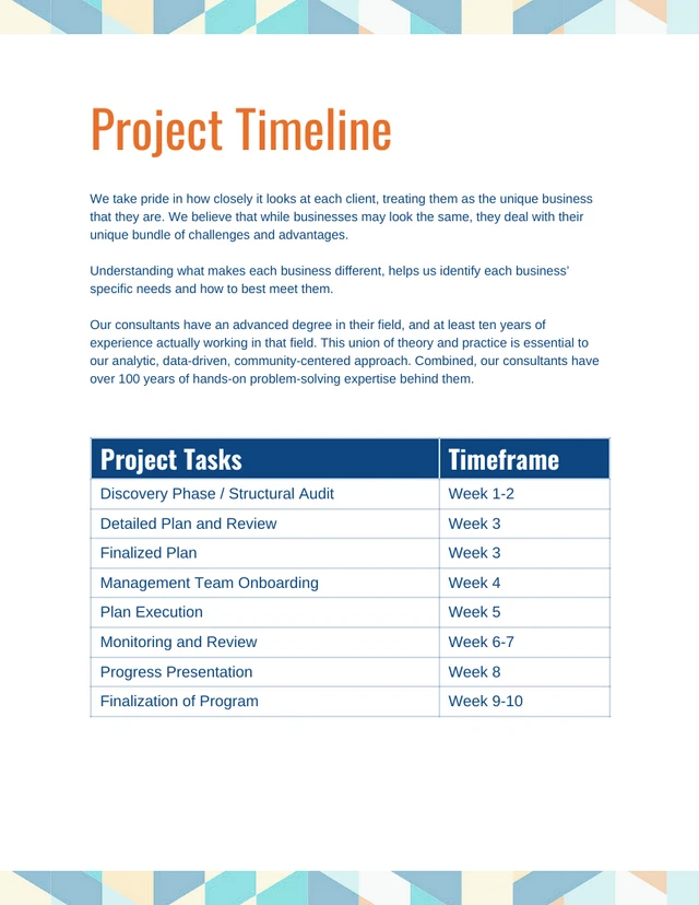 Abstract Business Consulting Proposal - Venngage