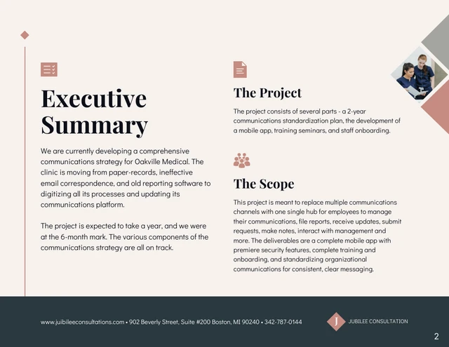 Management Report Template - Venngage