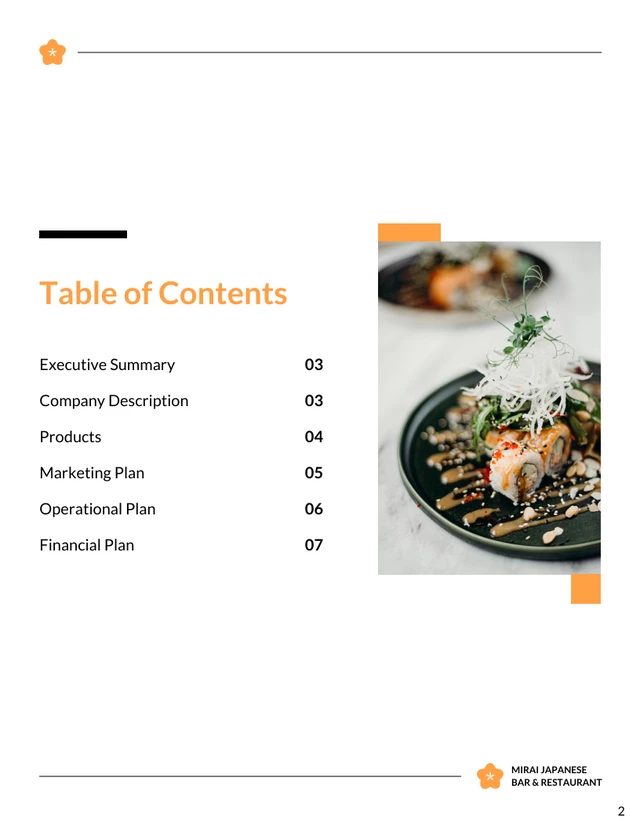 Restaurant Business Plan Template - Venngage