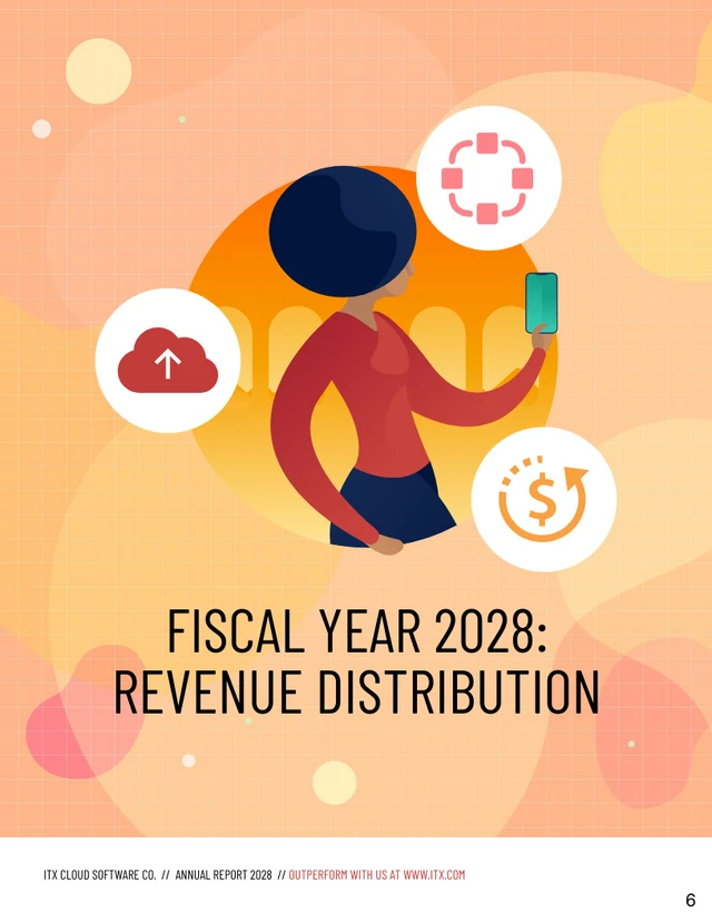 Informe anual de Tech Software Company - Venngage