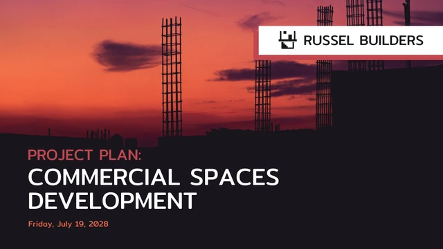 Commercial Development Project Presentation - Venngage